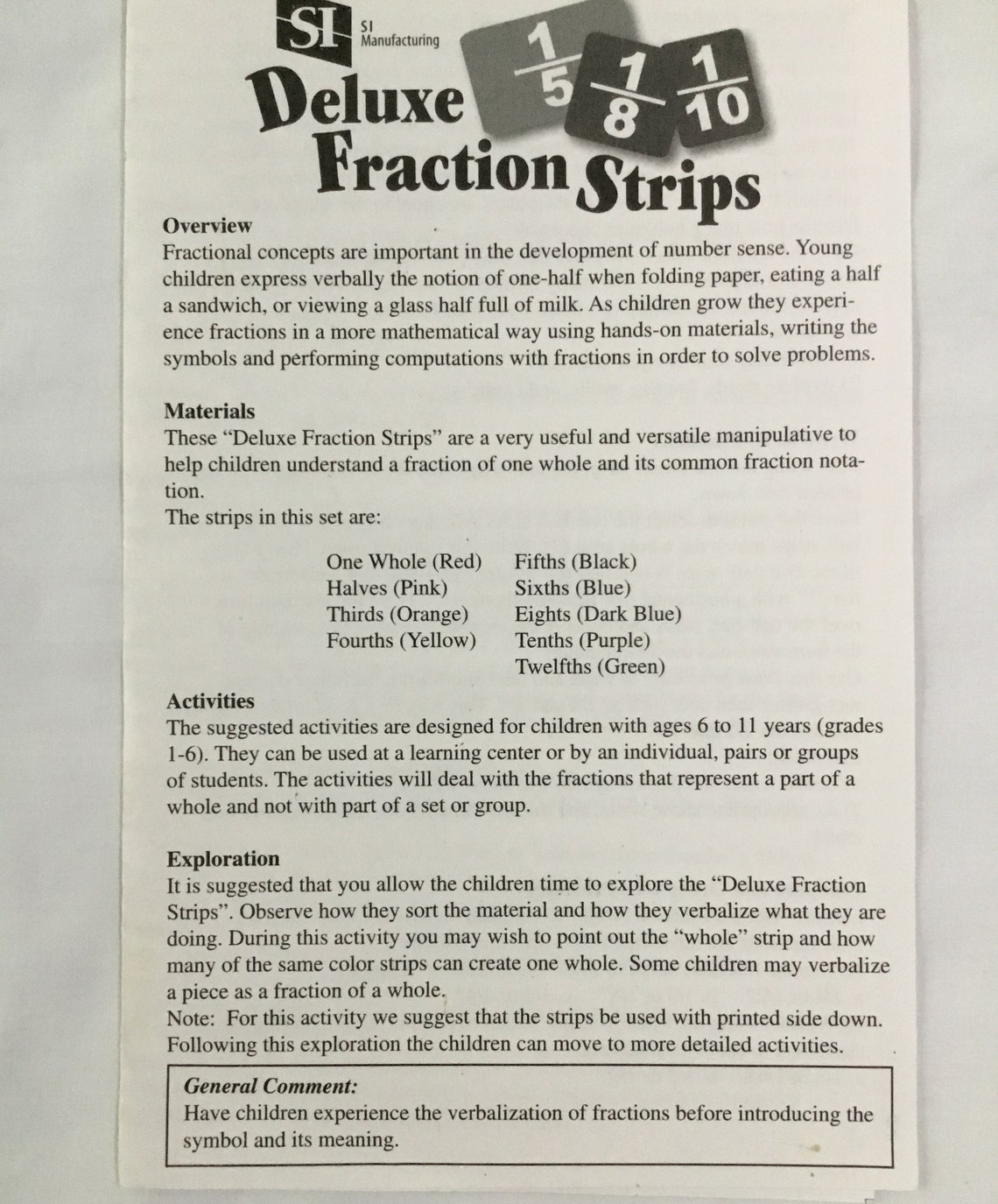 Math Manipulatives - Fraction Strips, Decimal Strips, Percentage Strips ...