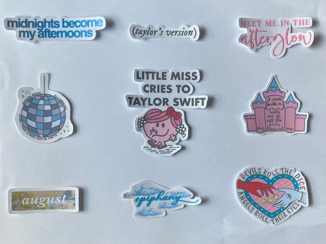 Taylor Swift Sticker Pack - Etsy