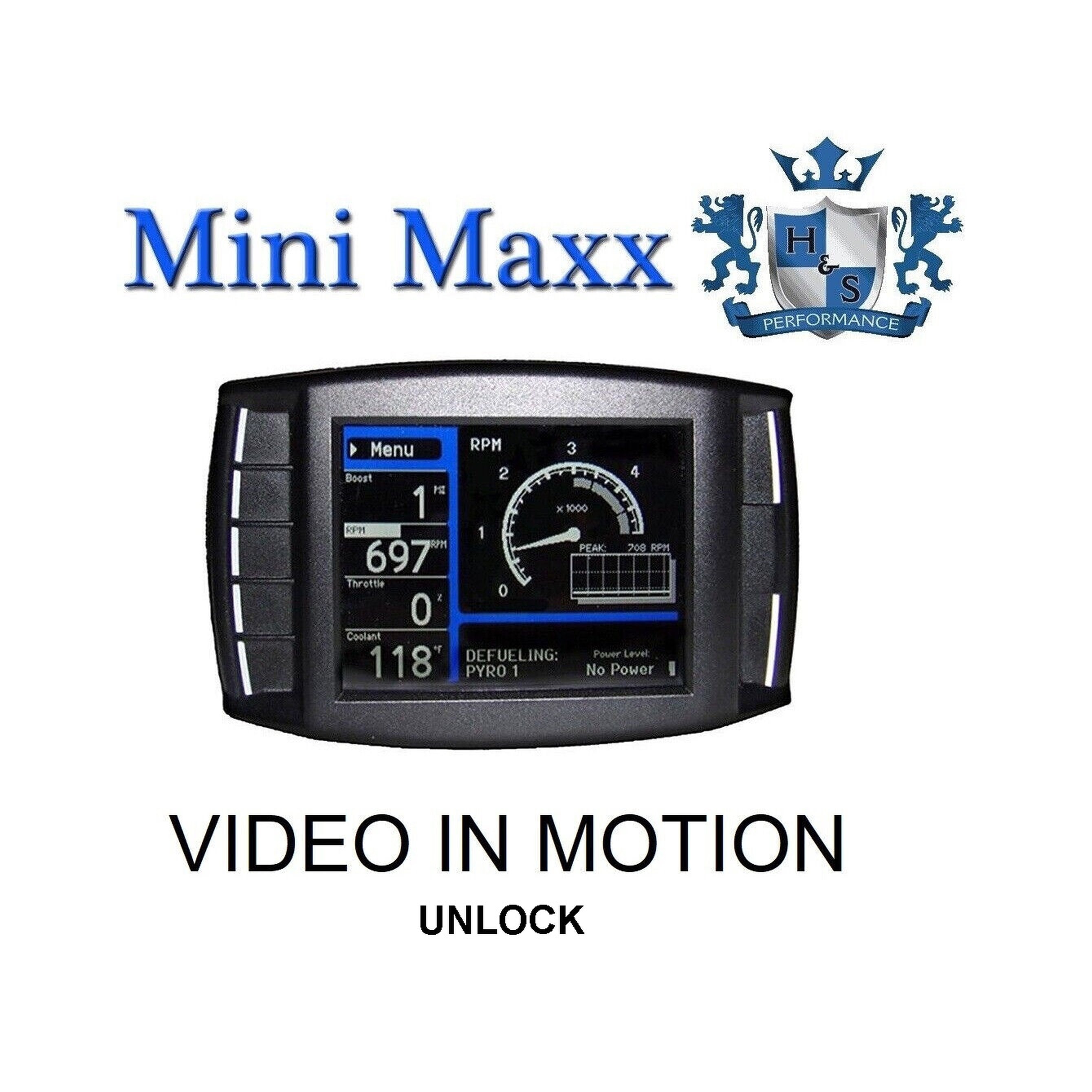 H&S Mini Maxx XRT X R T Video in Motion Professional Unlock Code Key ...