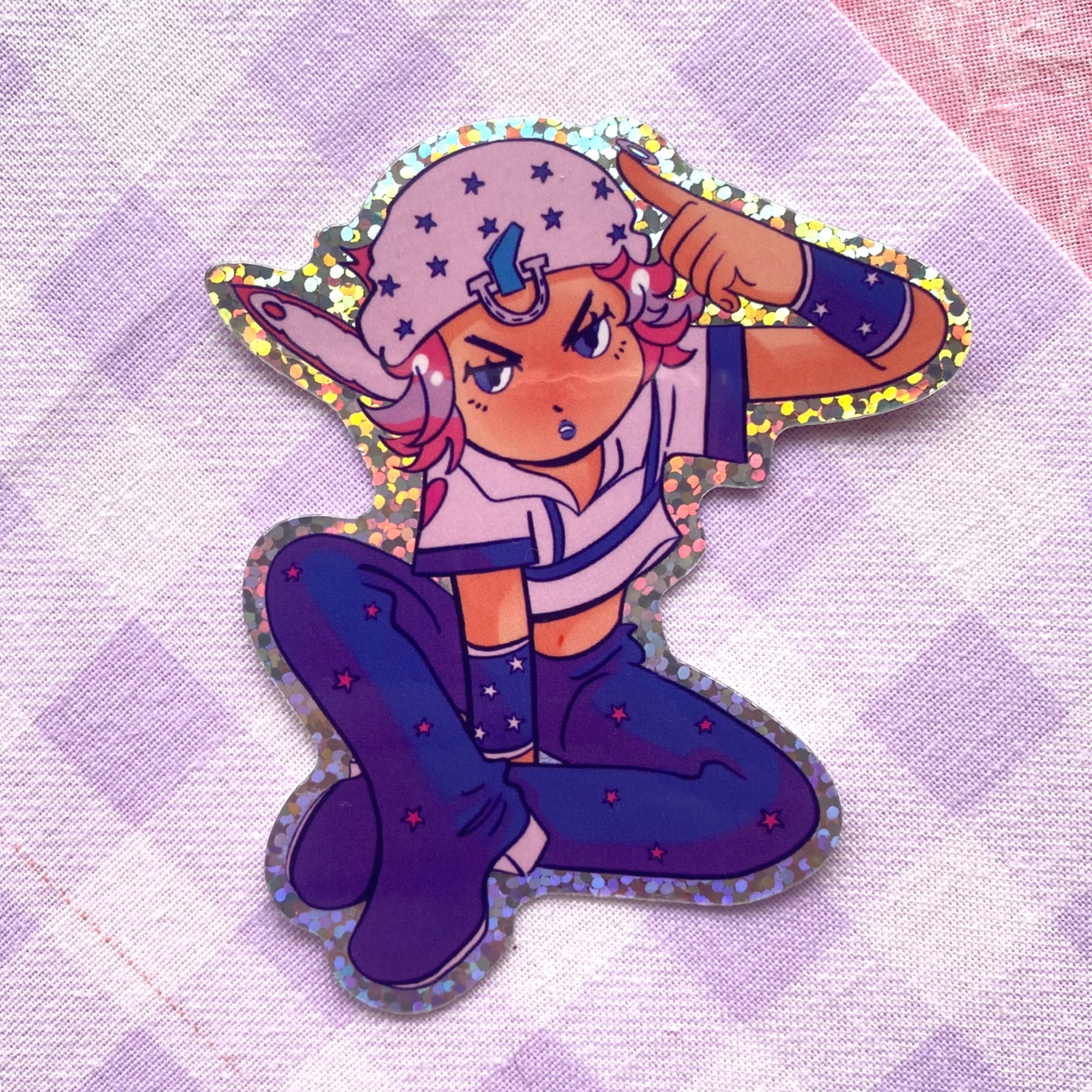 JJBA Glitter Stickers - Etsy Australia