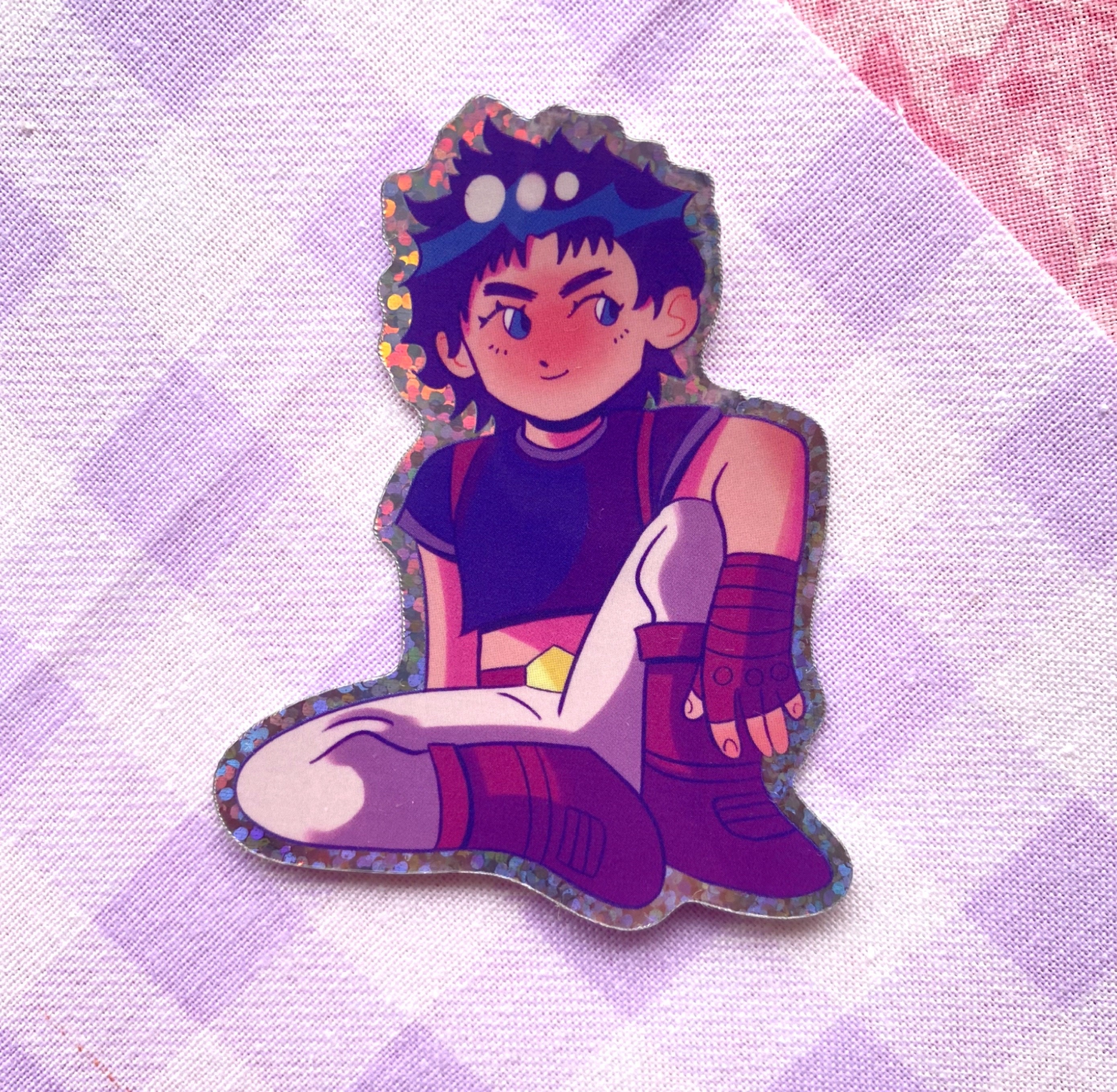 JJBA Glitter Stickers - Etsy Australia