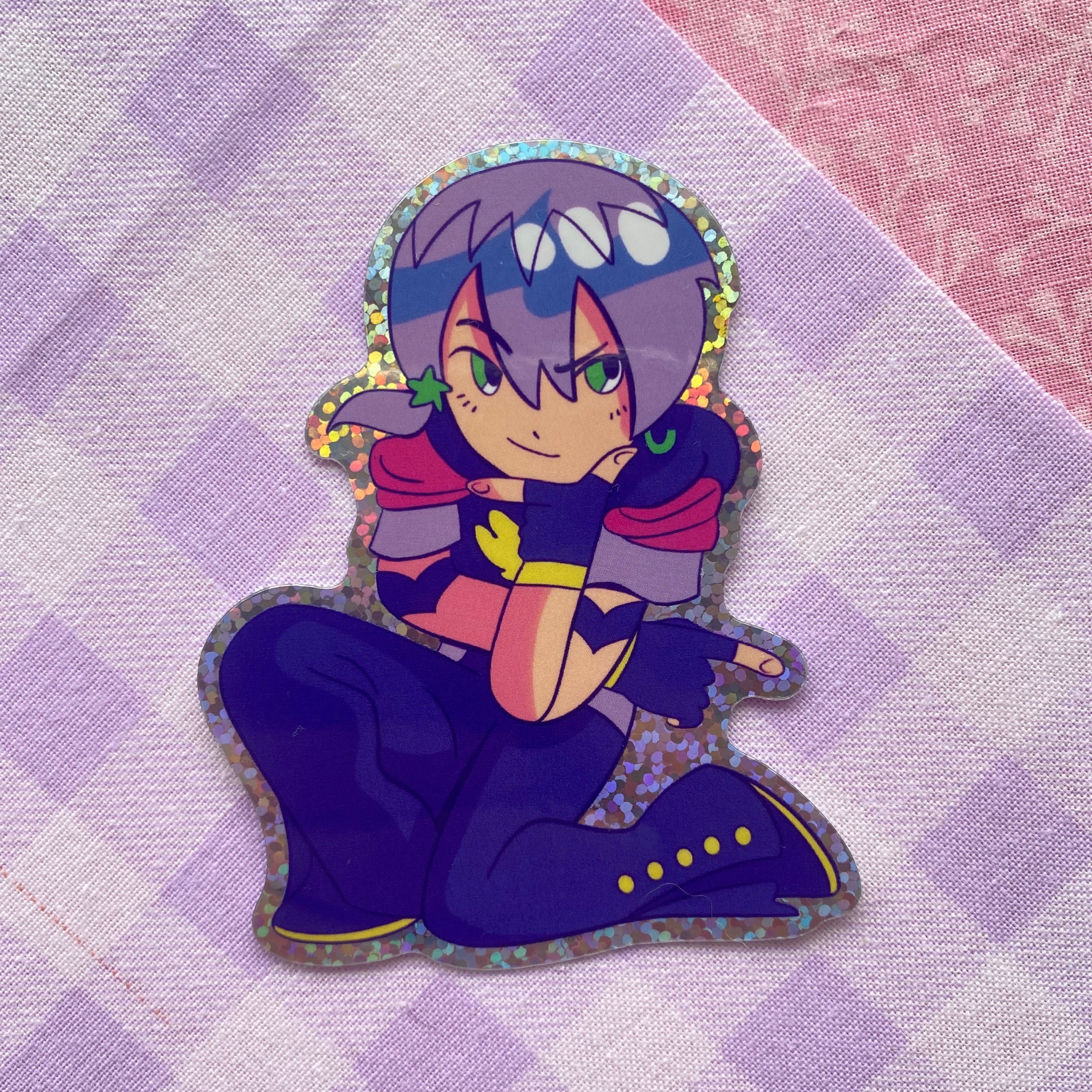 JJBA Glitter Stickers - Etsy Australia