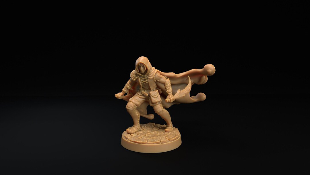 Plasmoid Rogue Male 25mm Base 32mm Scale Dungeons and Dragons TTRPG ...