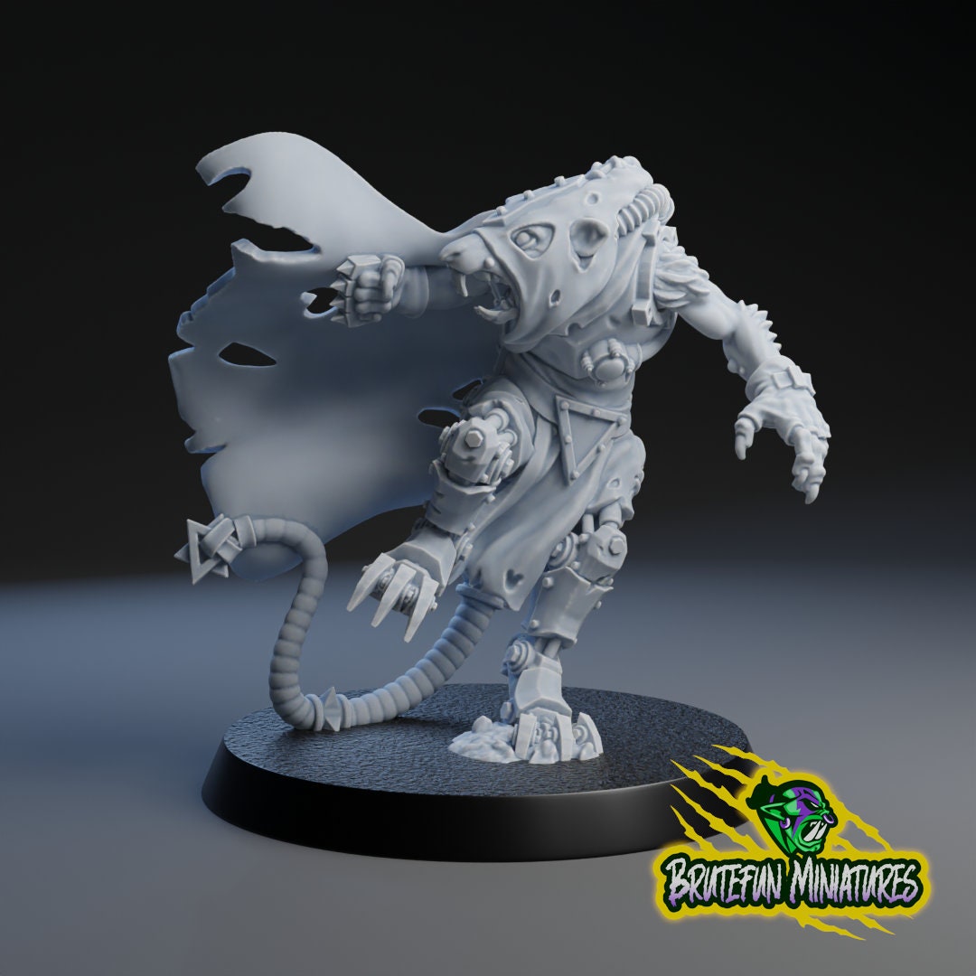 Runner 2 | Fantasy Football | Tech Rats | Brutefun Minatures - Etsy