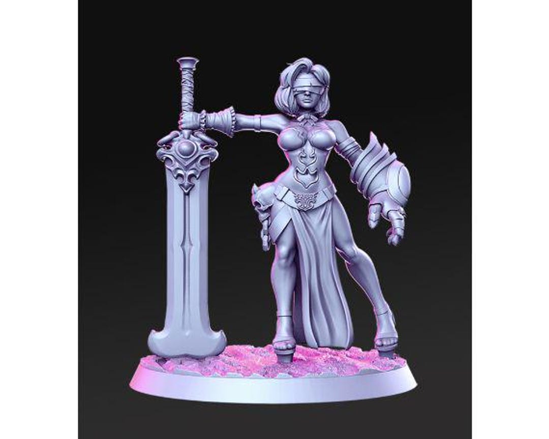 Justicia | Female Paladin | Medium | Dungeons and Dragons | TTRPG | RNE ...