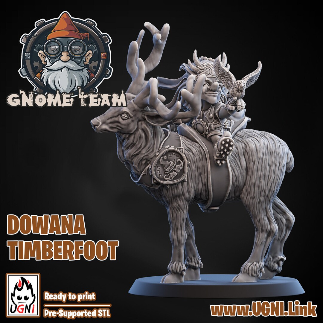 Dowana Timberfoot | Elk Rider | Gnome Star Player | Stunty Gardeners ...