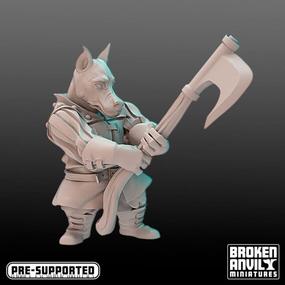 Toys Toys & Games Role Playing Miniatures Barbarian Fighter Monk ...