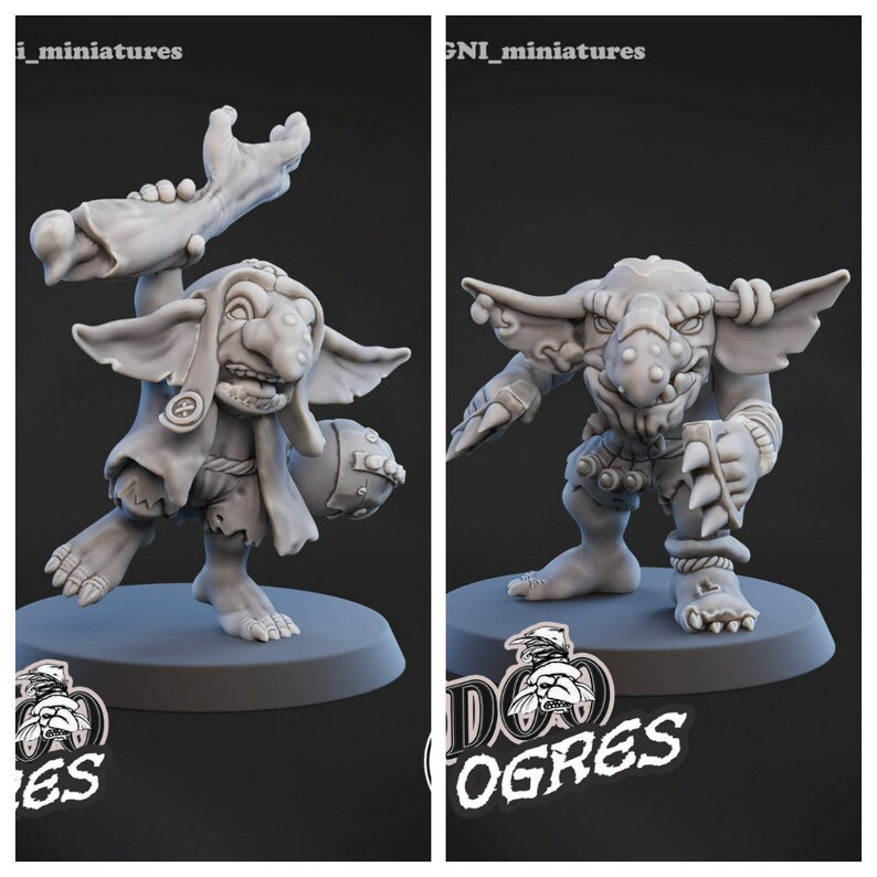 Voodoo Ogre Team 16 Models Fantasy Football Ugni - Etsy