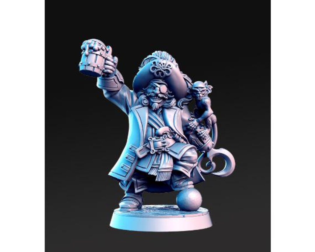 Madolf One Eye | Dwarven Pirate Captain | Rogue | Medium | Dungeons and ...