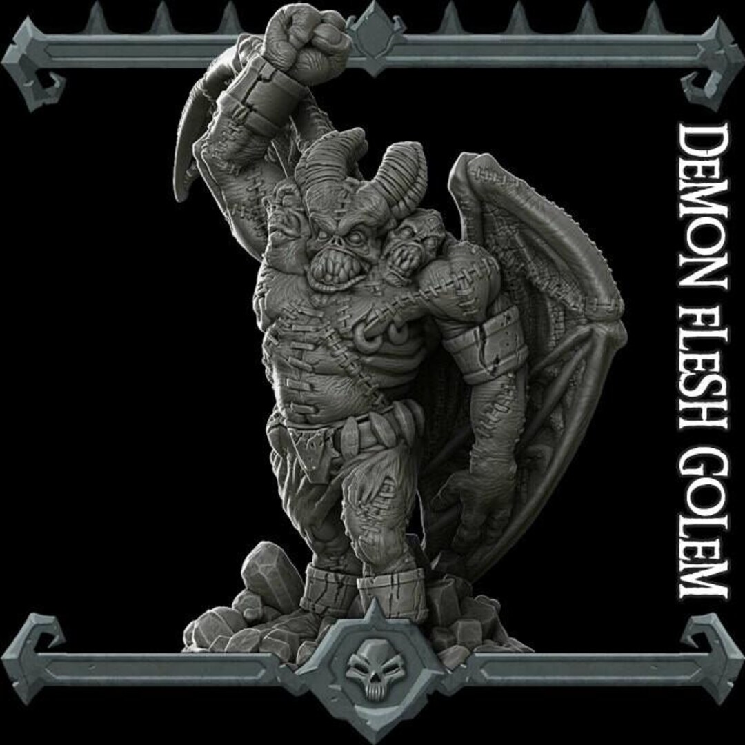 Demon Flesh Golem | Large | Rocket Pig Miniatures | Dungeons and ...