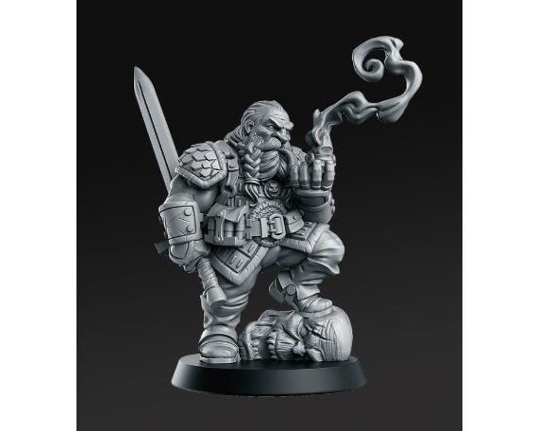 Garaldir Dwarf Monster Hunter Medium Dungeons and Dragons TTRPG RNE ...