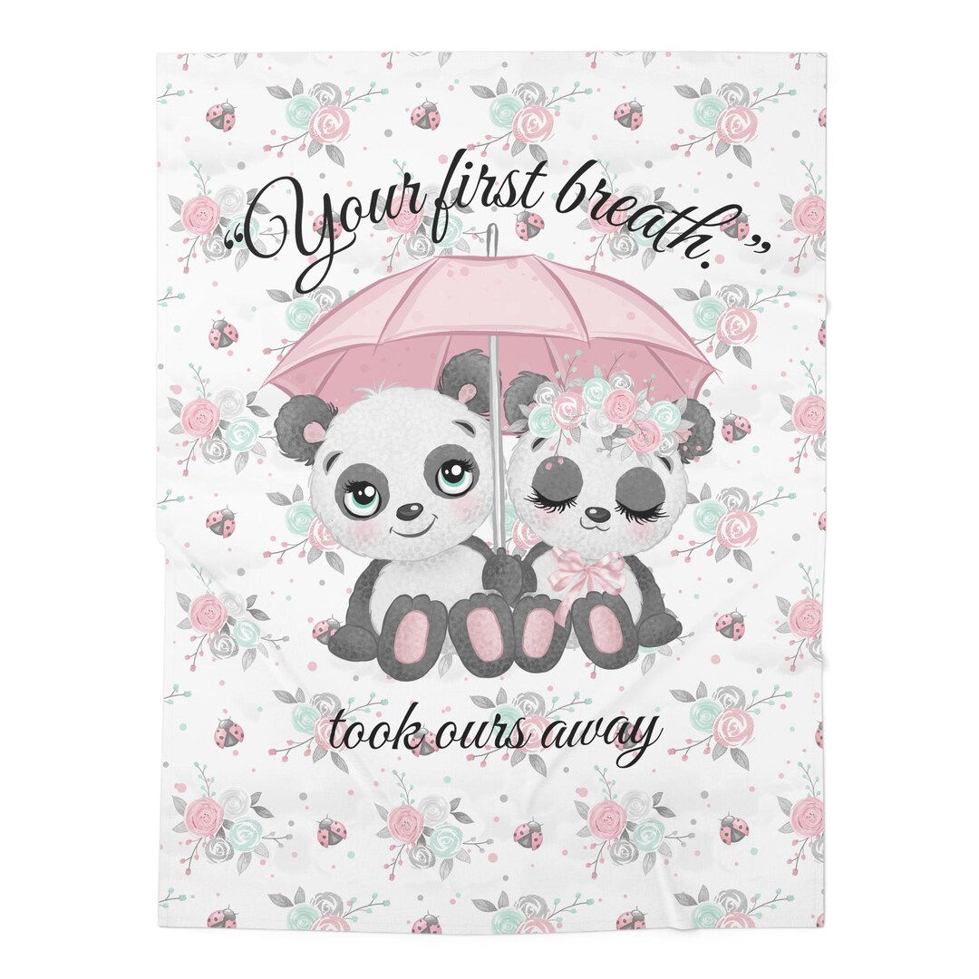 Cute Baby Swaddle Blanket, Adorable Panda Design, Perfect for Baby ...