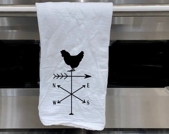 Compass Flour Sack - Etsy