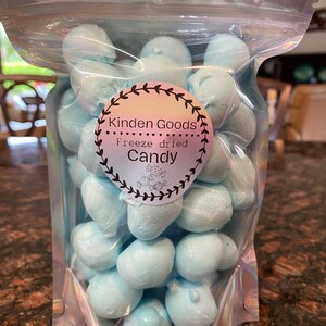 Freeze Dried Blue Raspberry Saltwater Taffy, Freeze Dried Candy, Space ...