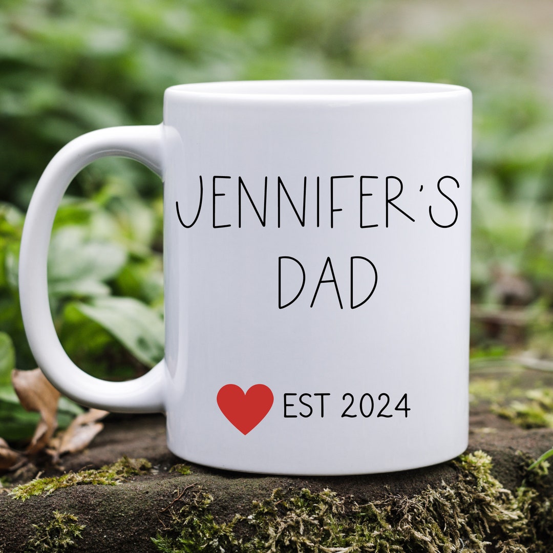 Personalized Father's Day Mug, Gift for Dad, Father Mug, Dad Cup ...