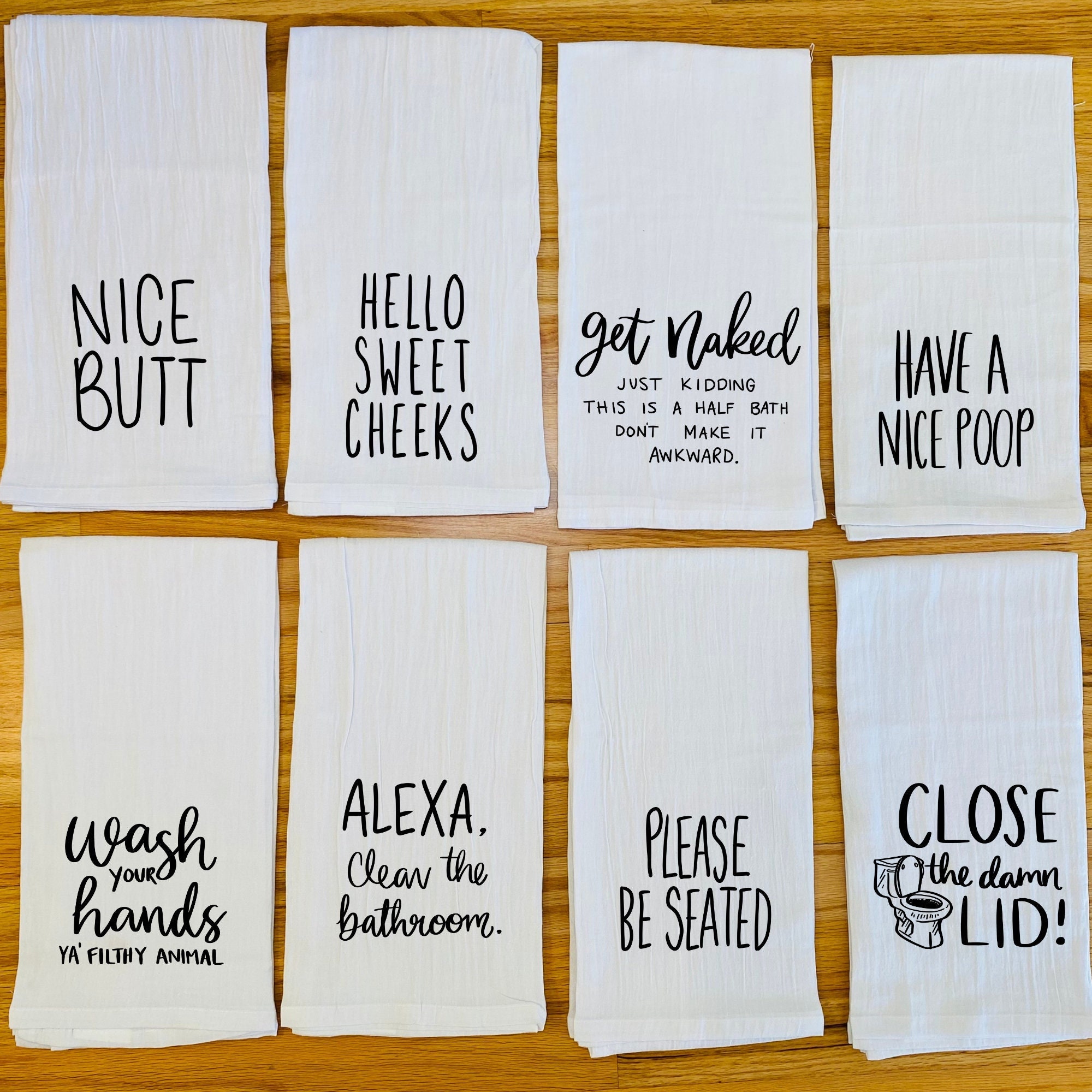Funny Bathroom Towel, Bathroom Humor, Tea Towel, Bathroom Decor, Nice ...