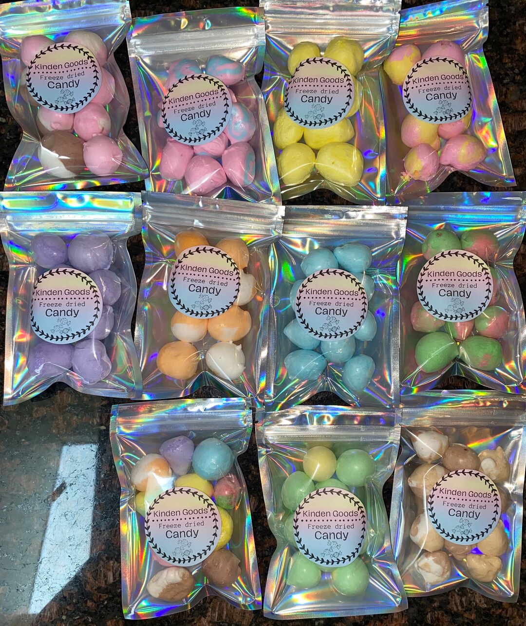 Freeze Dried Saltwater Taffy Sampler, Freeze Dried Candy, Space Candy ...