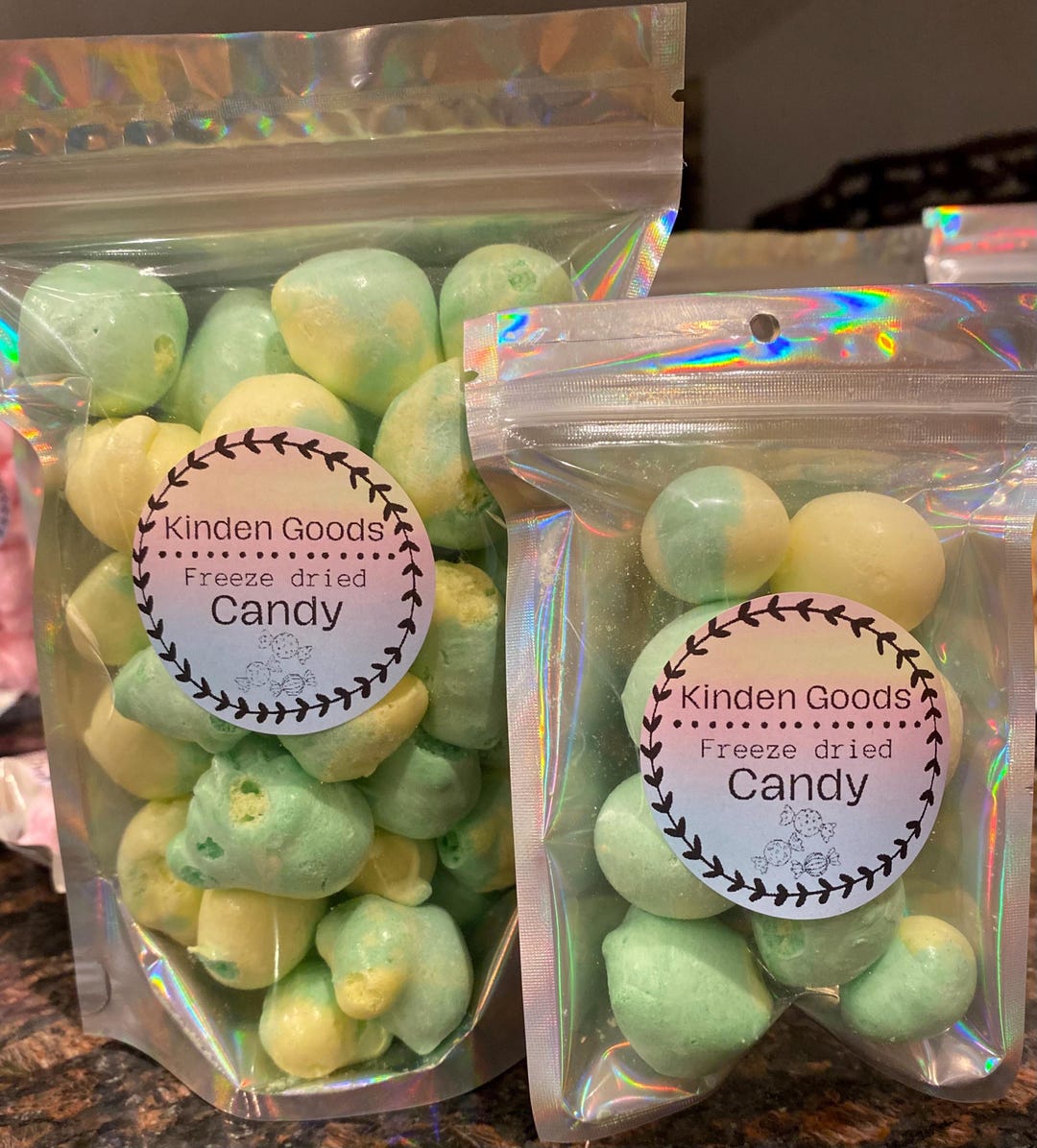 Freeze Dried Pear Salt Water Taffy, Freeze Dried Candy, Unique Treats ...