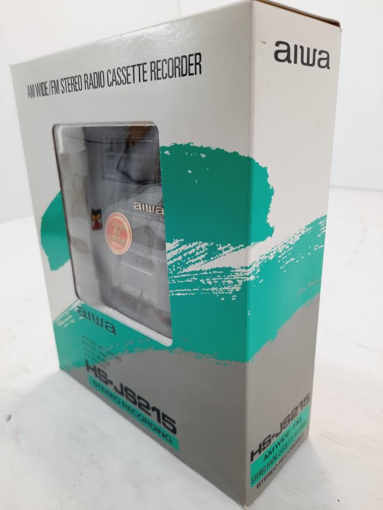 Vintage Aiwa HS-JS215 AM FM Radio Cassette Recorder Walkman - Etsy