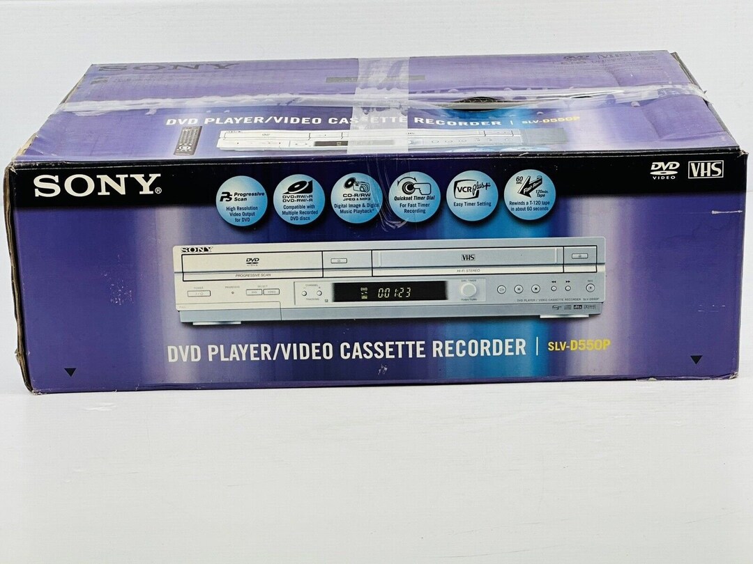 Vintage Sony Dvd/vcr Vhs Combo Recorder Slv-d550p DTS Dolby - Etsy