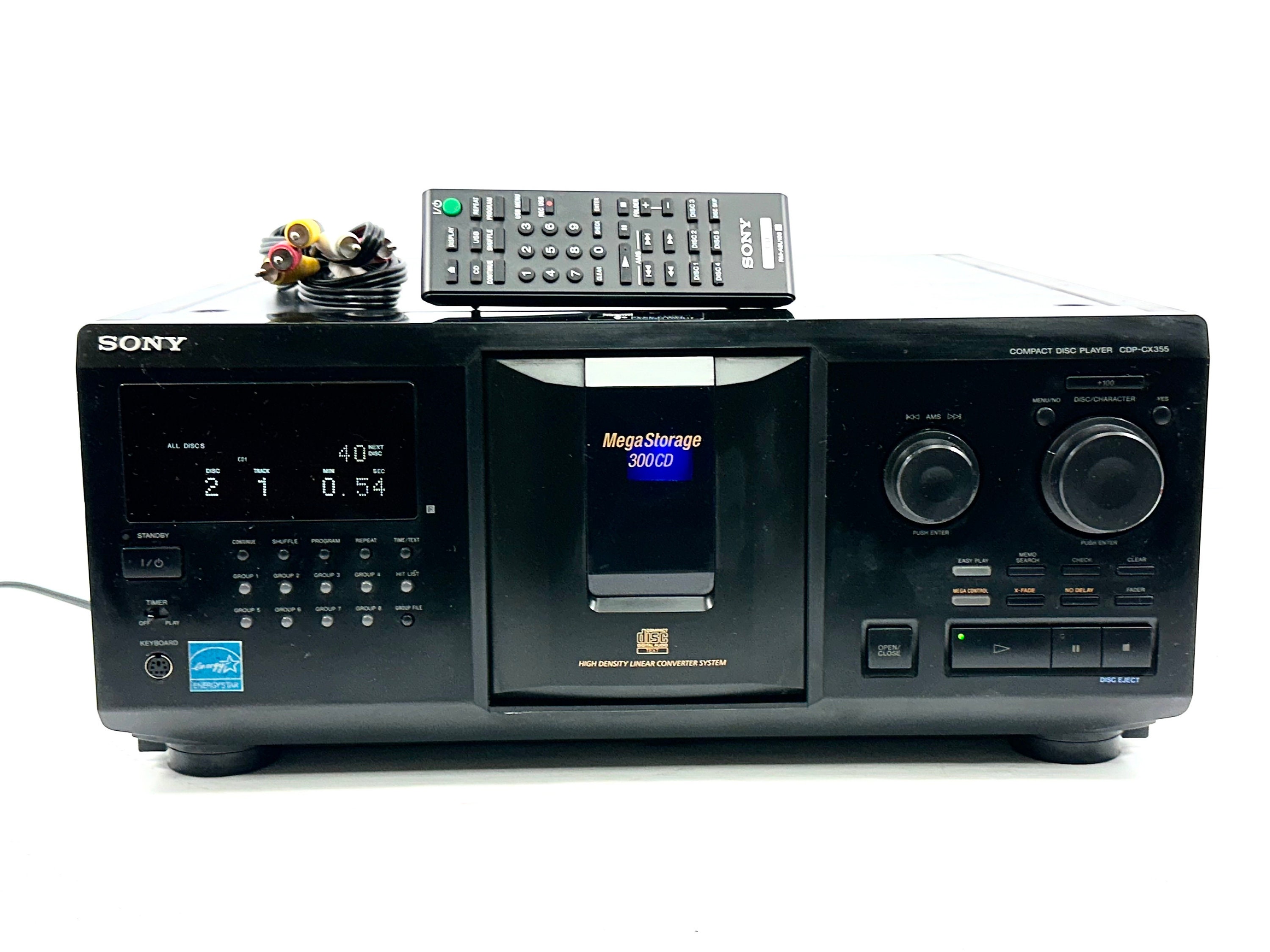 Vintage Pro Refurb Sony Cdp-cx335 Megastorage 300-disc CD Changer ...