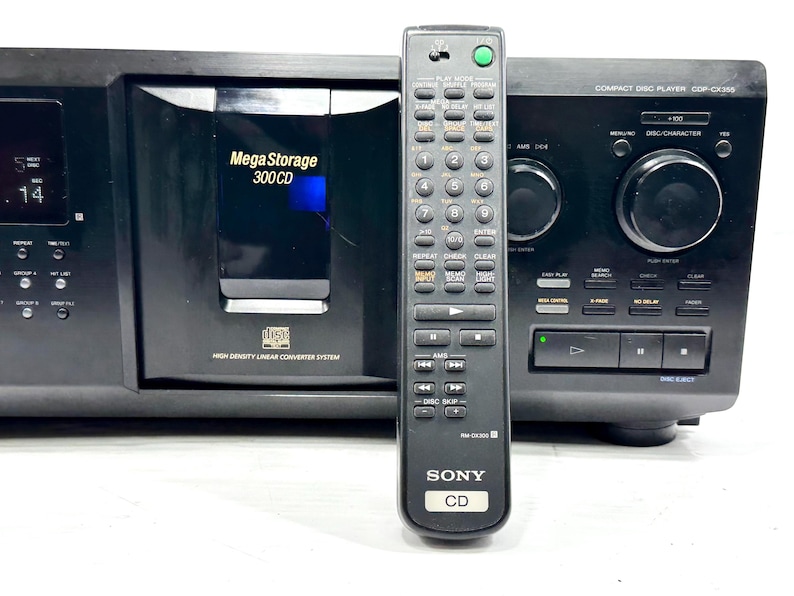 Vintage Pro Refurb Sony Cdp-cx355 Megastorage 300-disc CD Changer ...