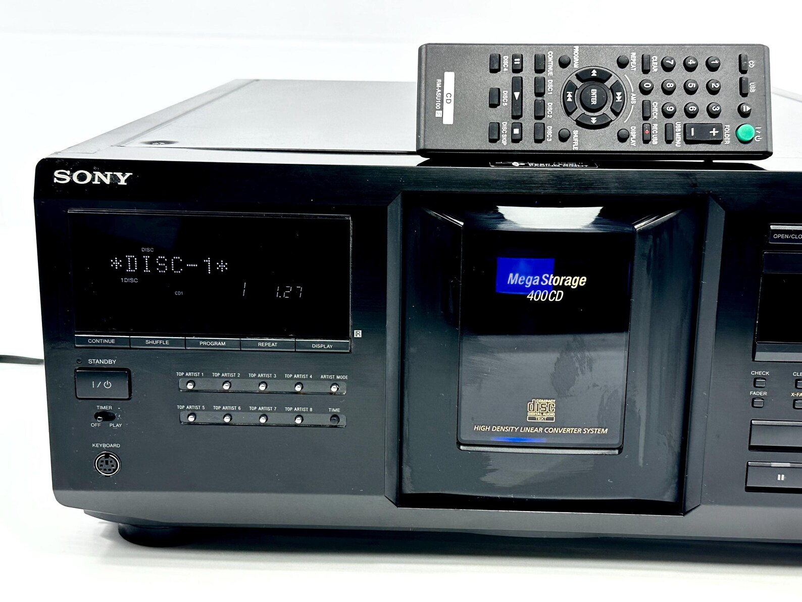 Vintage Refurbished Sony CDP-CX455 Megastorage 400-disc CD Changer With ...