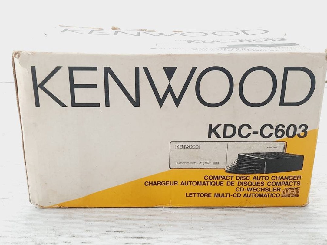 Vintage Kenwood Kdc-c603 CD Auto Changer Cables Car Stereo Never Used ...