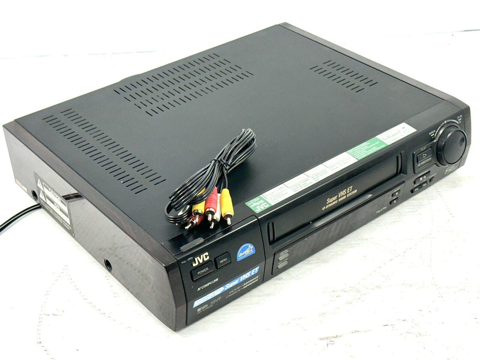 Jvc Hr-s7500u Super Vhs S-vhs Et Professional Vcr Works 4 Video ...