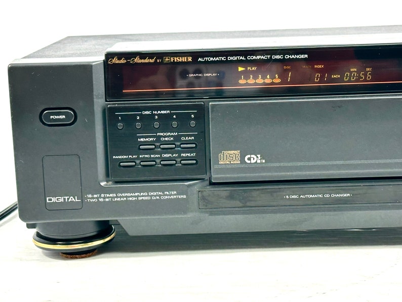 Vintage Fisher Automatic Digital Compact Disc Changer Dac-9050, 5 Disc ...