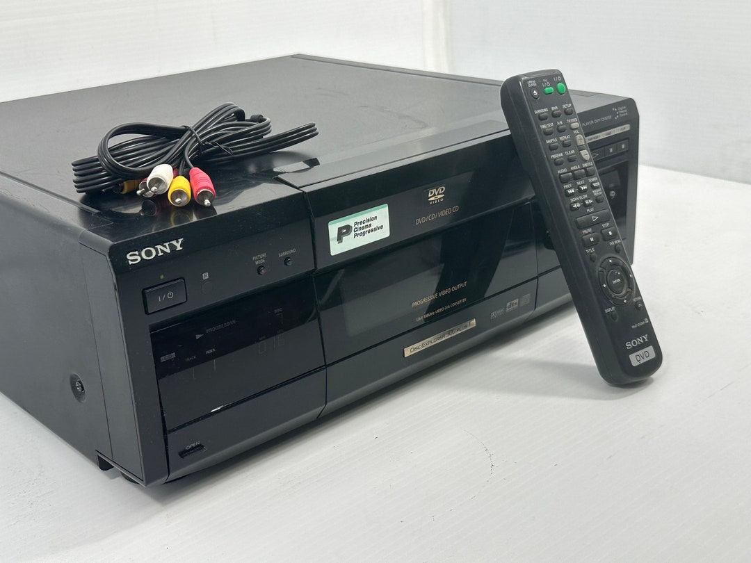 Vintage Sony DVP-CX875P CD/DVD Changer 300-disc With Remote Tested ...