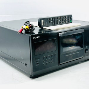 Vintage Pro Refurb Sony Mega Storage 200 Cd Disk CDP-CX255 Cd Player ...