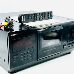 Vintage Pro Refurb Sony Mega Storage 200 Cd Disk CDP-CX255 Cd Player ...