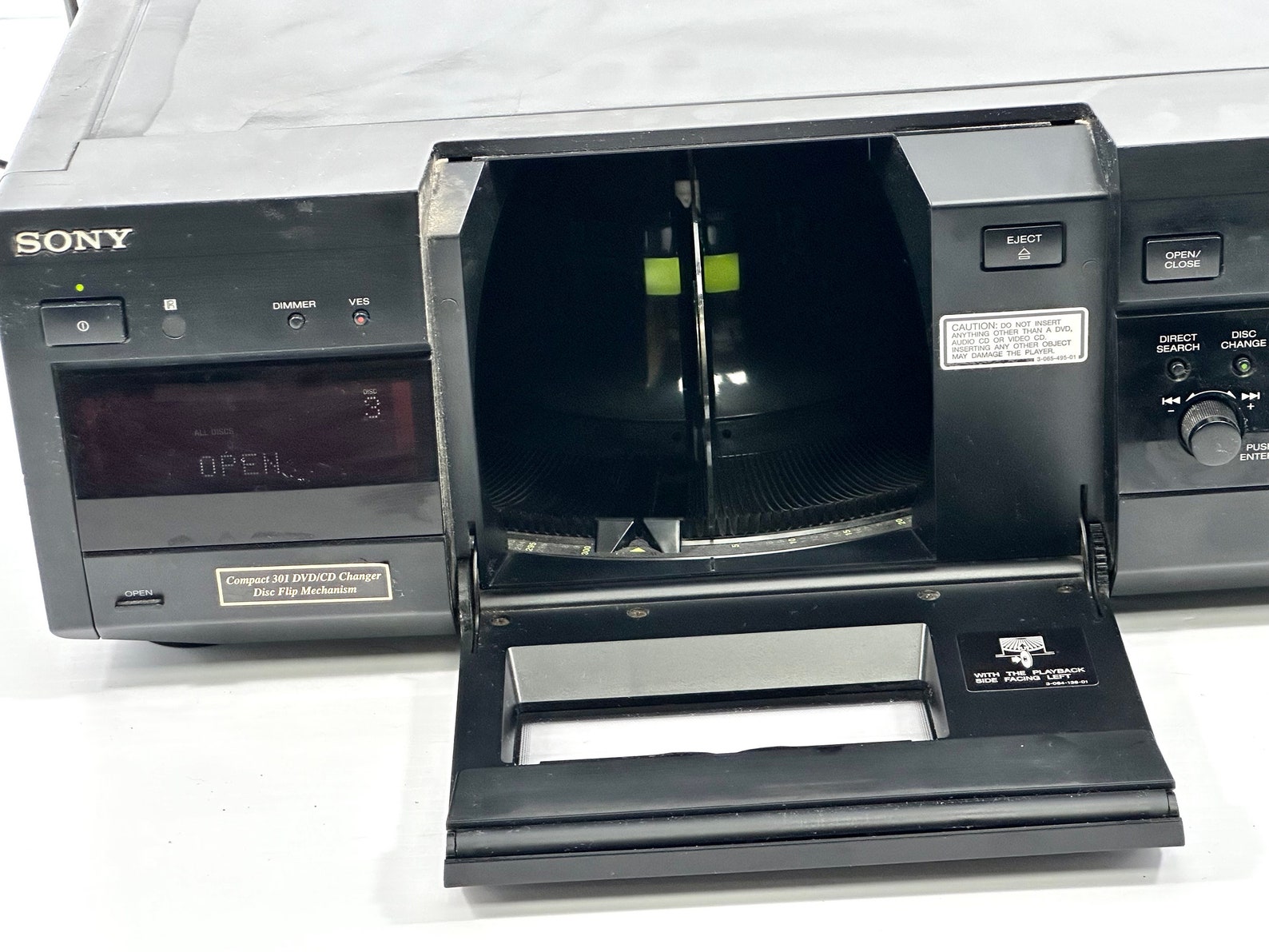 Vintage Sony DVP-CX860 Disc Explorer 300+1 DVD/CD Changer/player With ...