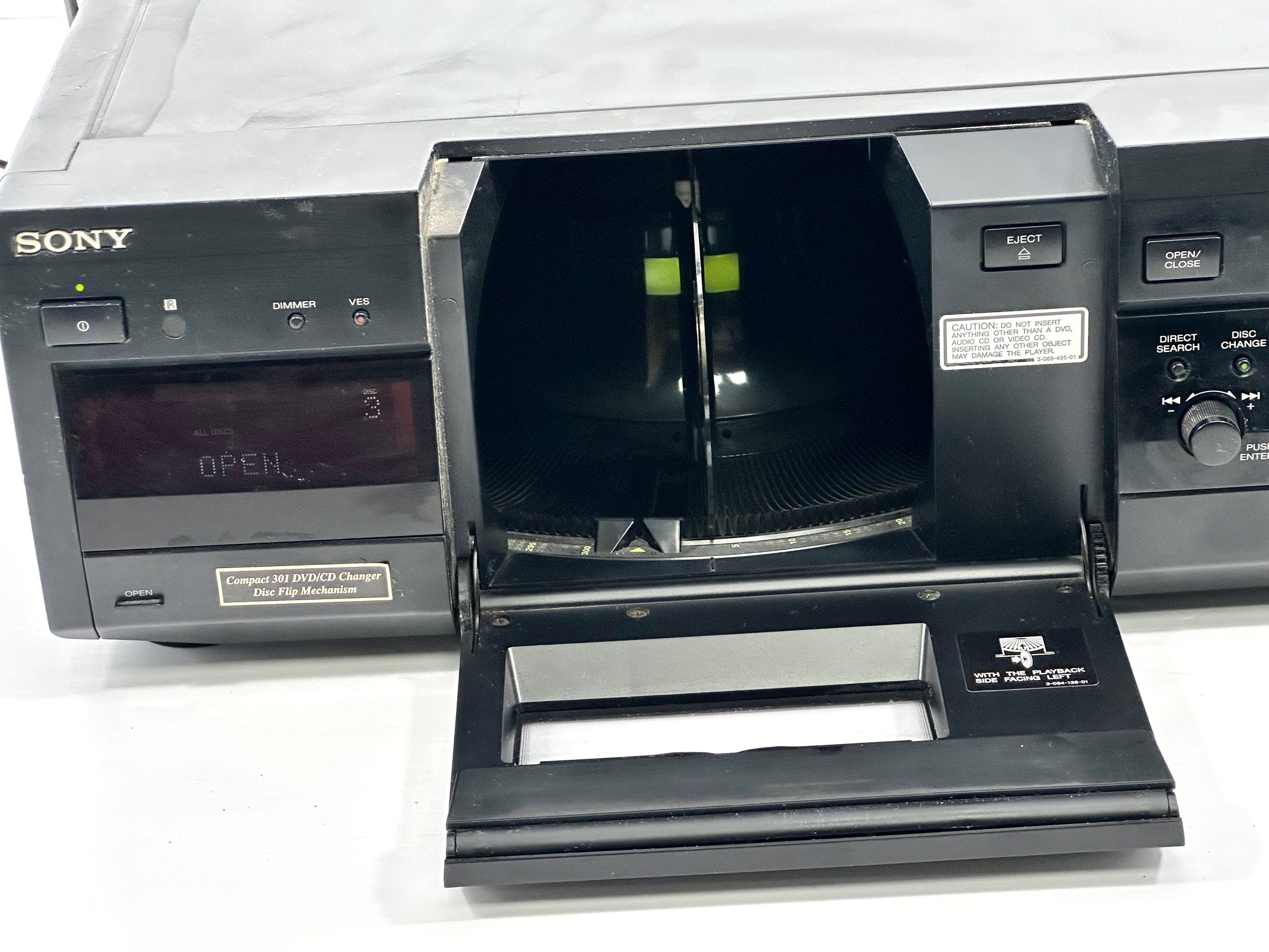 Vintage Sony DVP-CX860 Disc Explorer 300+1 DVD/CD Changer/player With ...