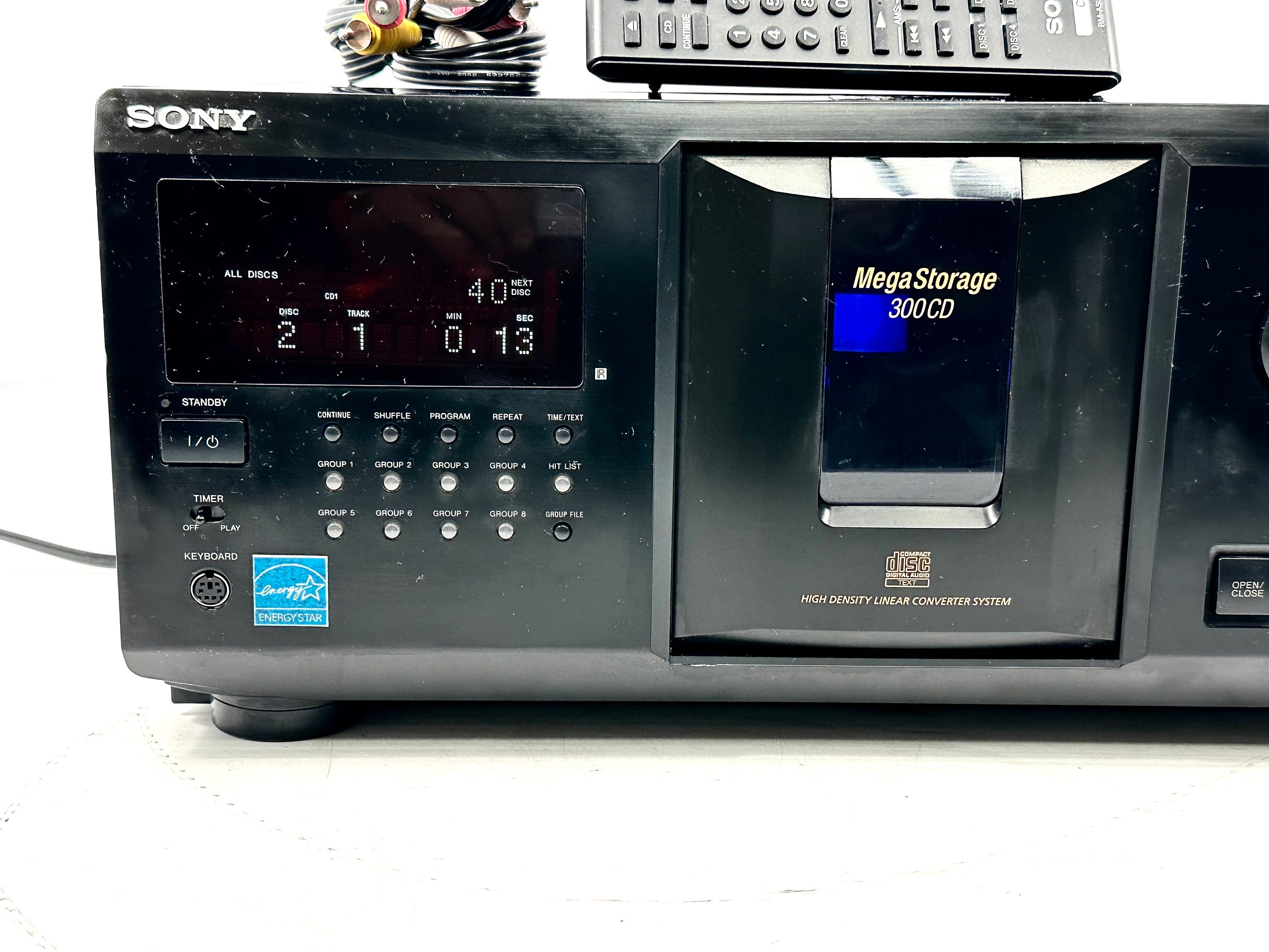 Vintage Pro Refurb Sony Cdp-cx335 Megastorage 300-disc CD Changer ...