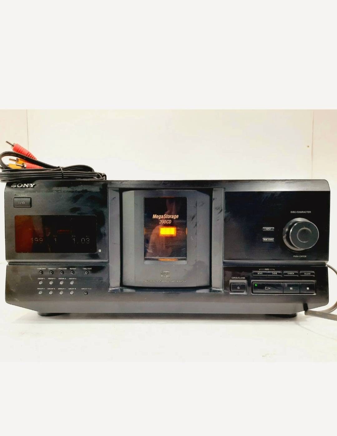 Vintage Sony CDP-CX230 200 Disc Mega Storage Compact Disc Player Tested ...