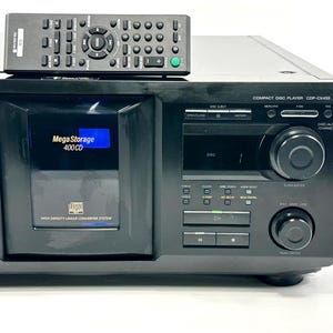 Vintage Refurbished Sony CDP-CX455 Megastorage 400-disc CD Changer With ...