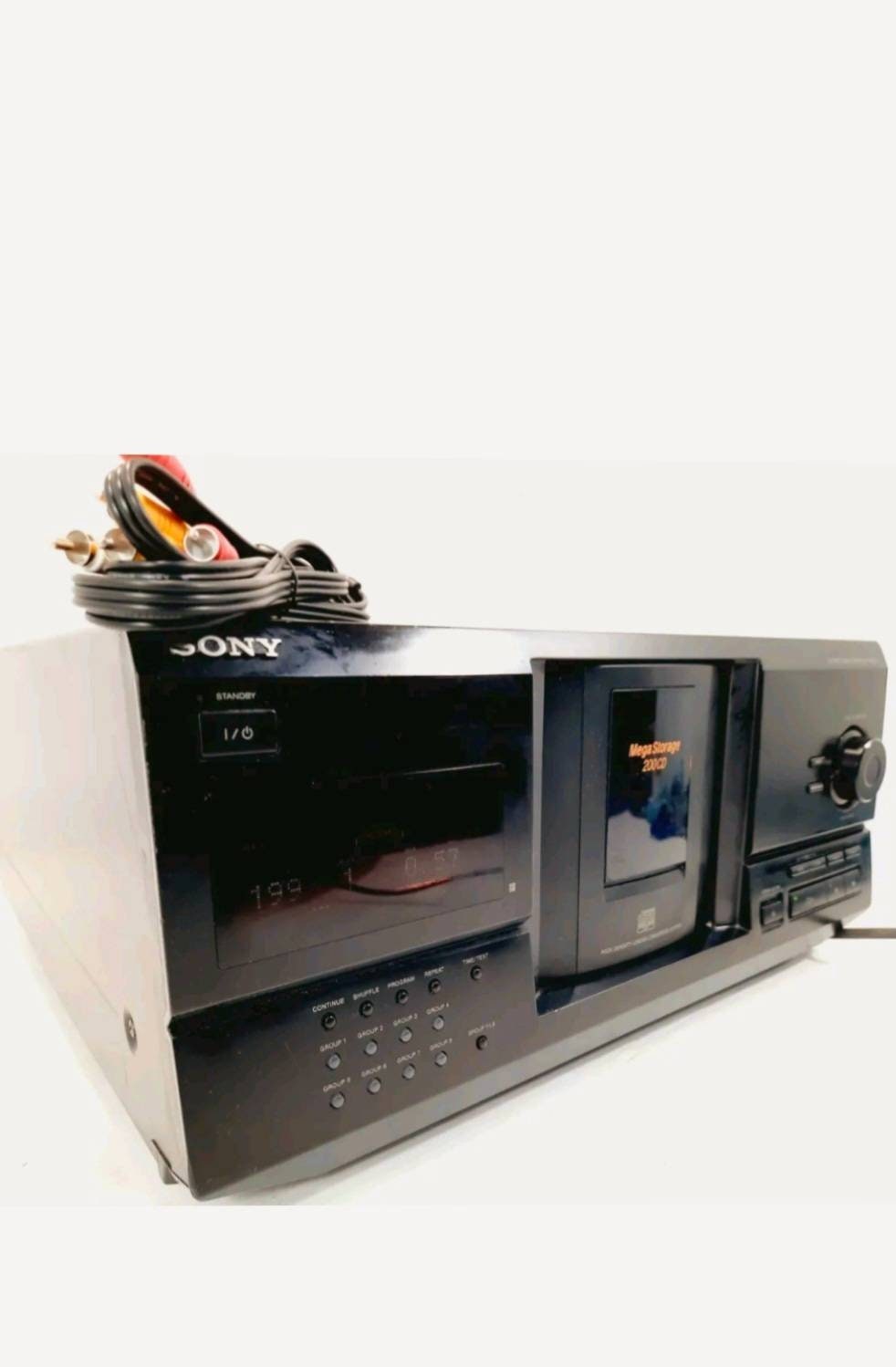 Vintage Sony CDP-CX230 200 Disc Mega Storage Compact Disc Player Tested ...