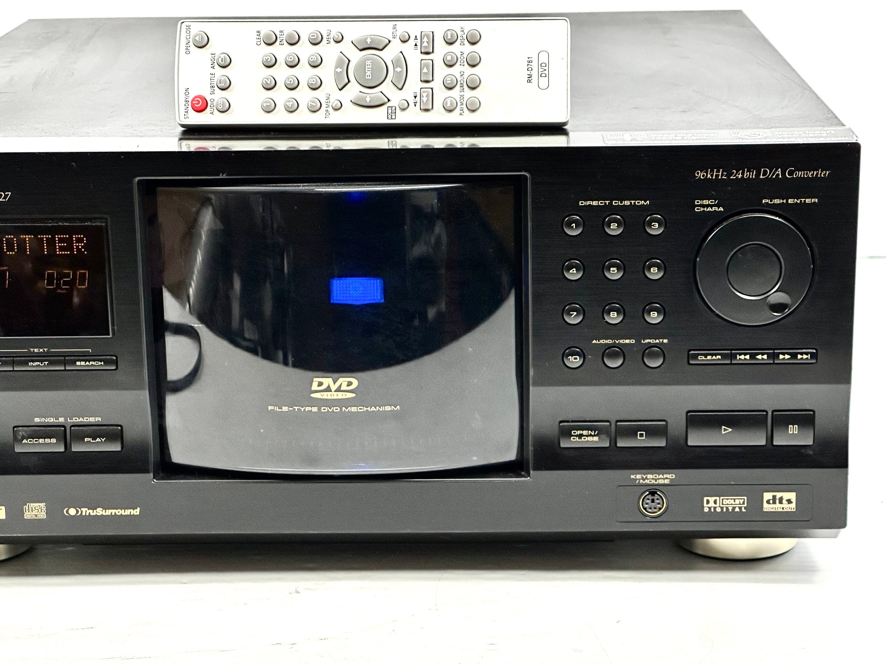 Vintage {pro Refurb} Pioneer DV-F727 File-type 300+1 DVD/CD Disc Player ...