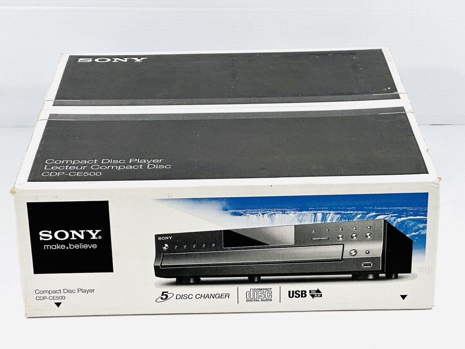 Vintage Sony CD Player CDP-CE500 5 Disc Changer Compact Disc Player ...
