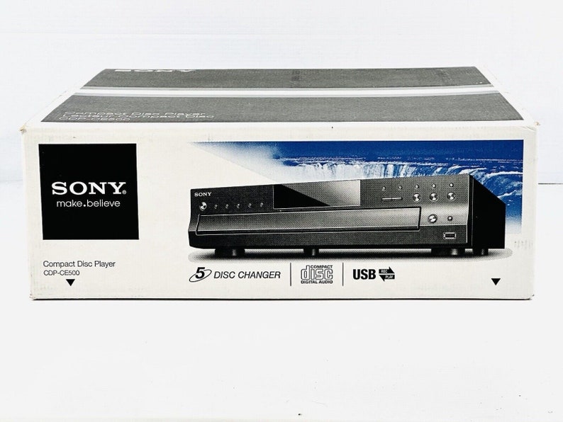 Vintage Sony CD Player CDP-CE500 5 Disc Changer Compact Disc Player ...