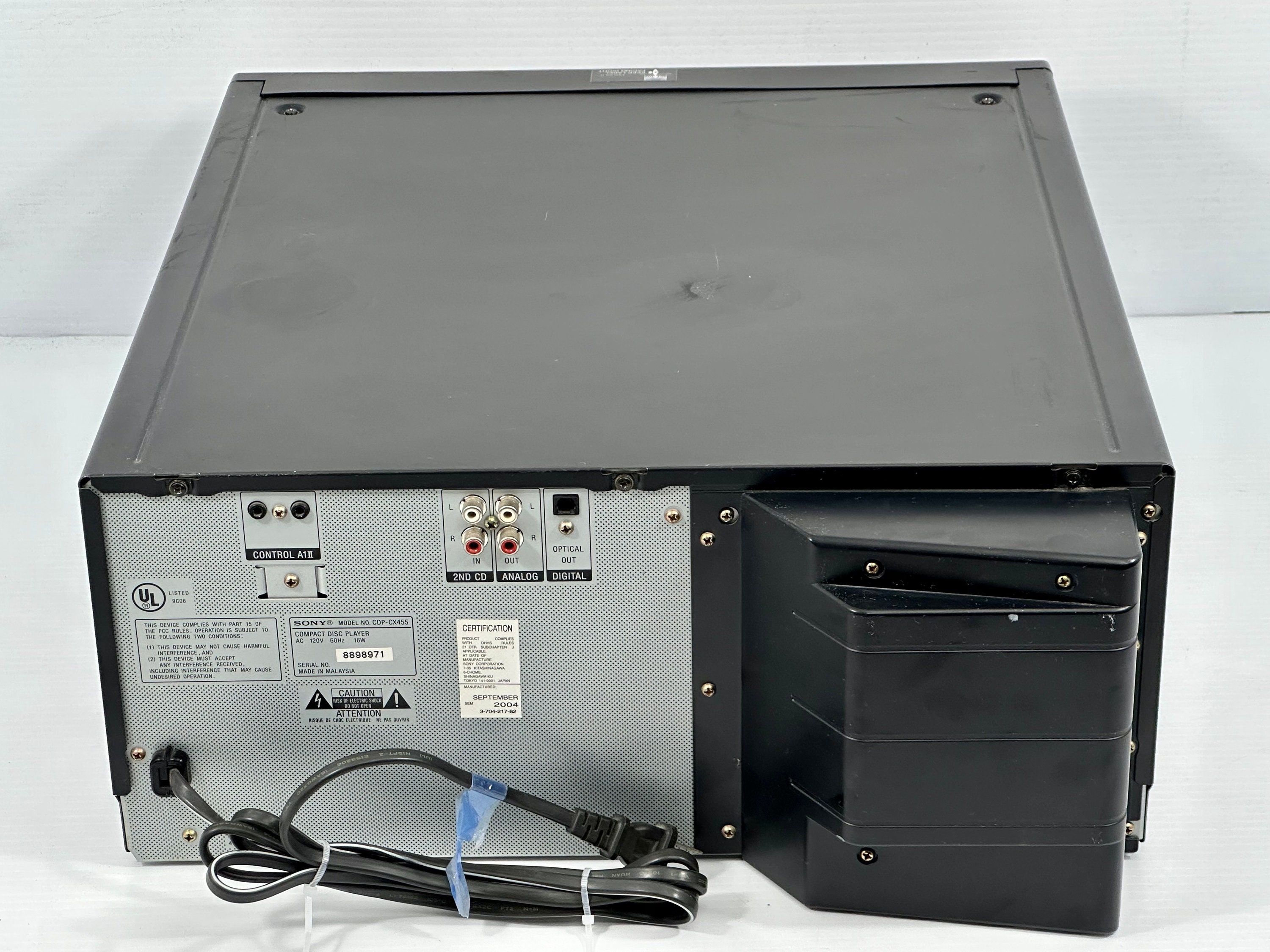 Vintage Refurbished Sony CDP-CX455 Megastorage 400-disc CD Changer With ...
