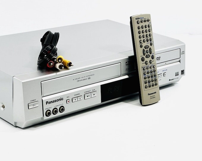 Panasonic PV-D4734S Dvd Vcr Combo Player Omni Vision Svideo Out Remote ...