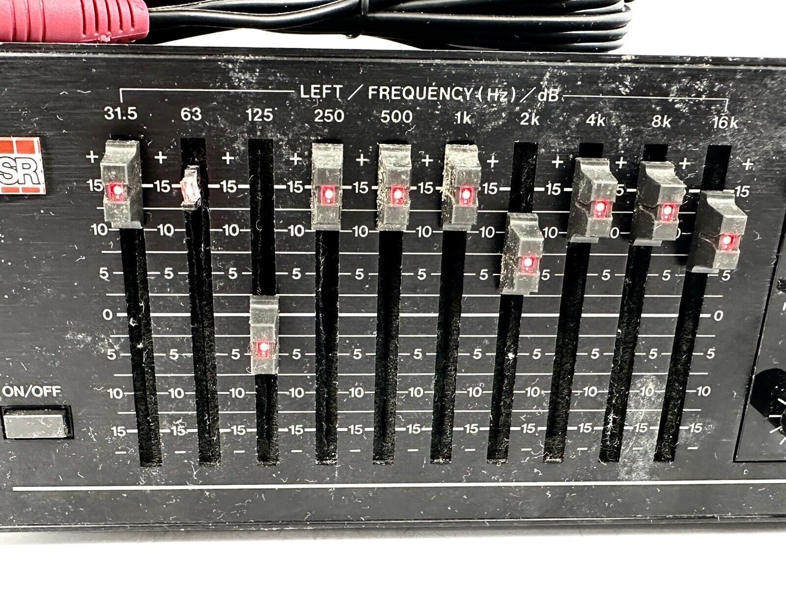 BSR Model EQ-3000 Stereo Frequency Equalizer Spectrum Analyzer Tested ...