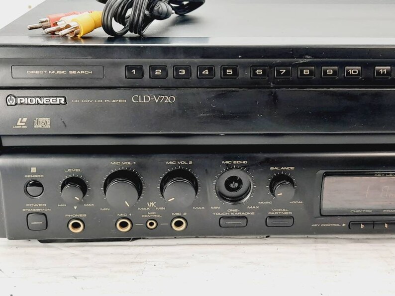 Vintage Pioneer DVD/CD Laserdisc Player CLD-V720 Tested and - Etsy
