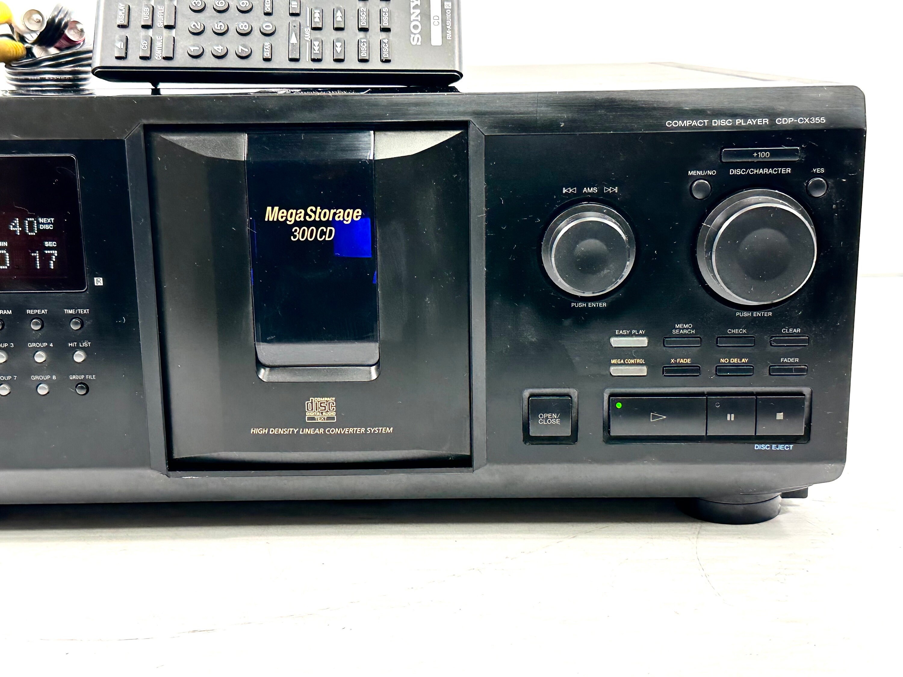 Vintage Pro Refurb Sony Cdp-cx335 Megastorage 300-disc CD Changer ...