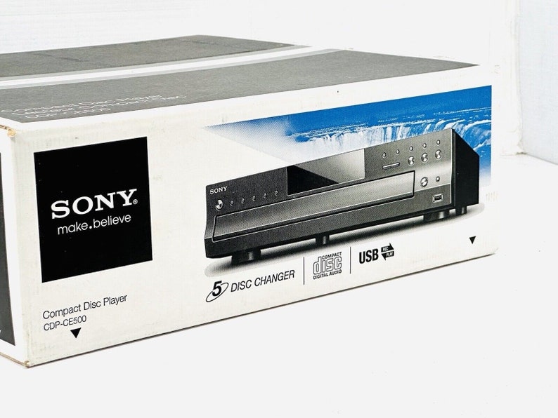 Vintage Sony CD Player CDP-CE500 5 Disc Changer Compact Disc Player ...