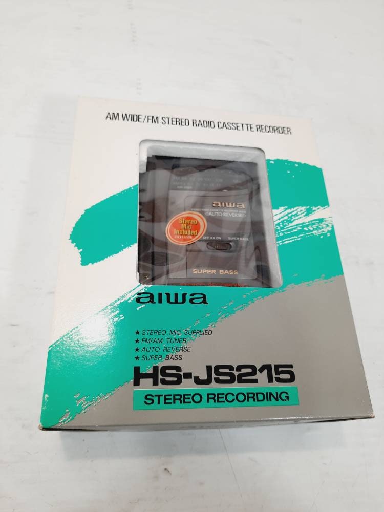 Vintage Aiwa HS-JS215 AM FM Radio Cassette Recorder Walkman - Etsy