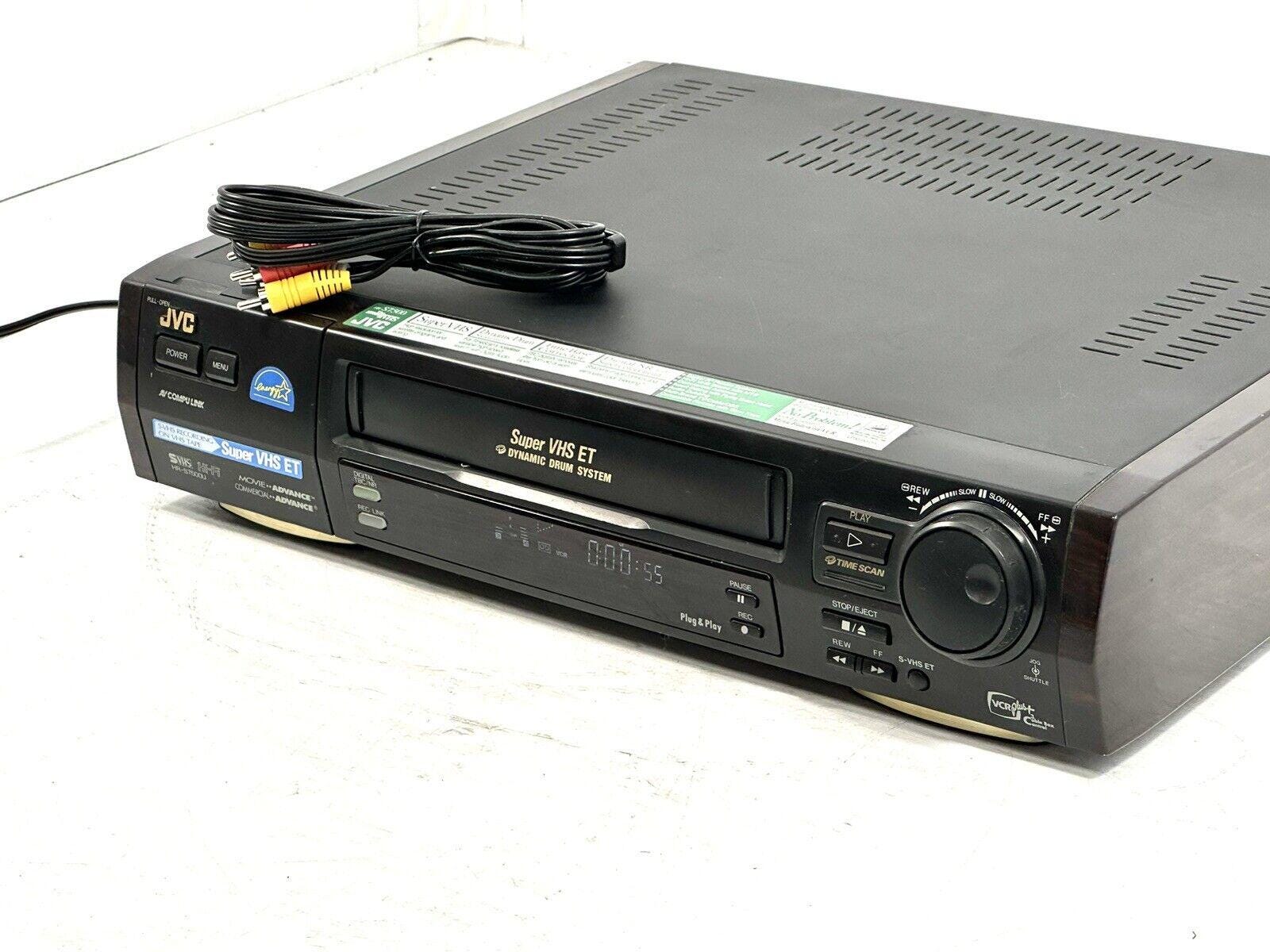 Jvc Hr-s7500u Super Vhs S-vhs Et Professional Vcr Works 4 Video Transfer to Dvd - Etsy